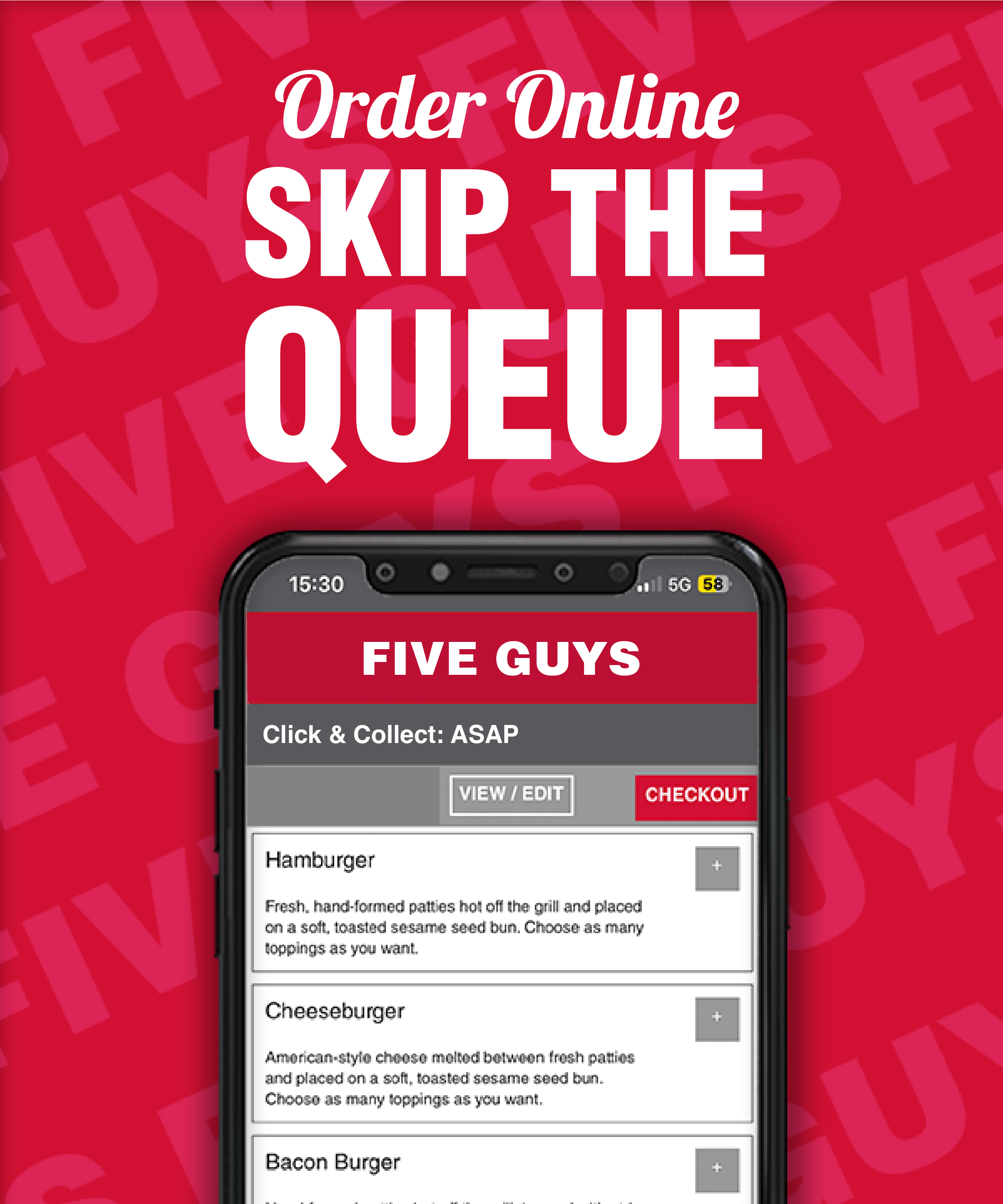 Welcome to Five Guys